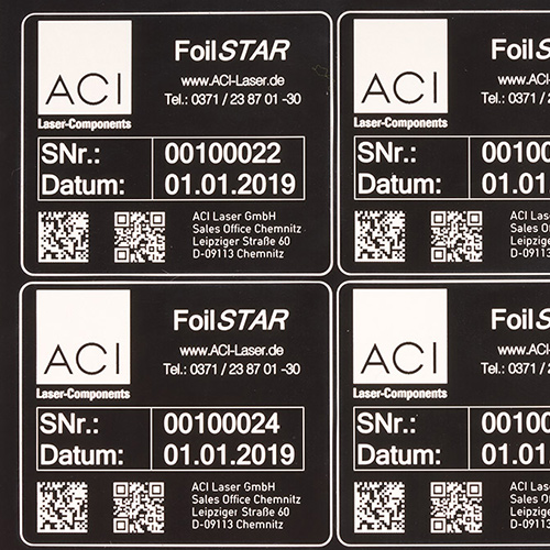 Laser labelling on film & labels - Efficient technology