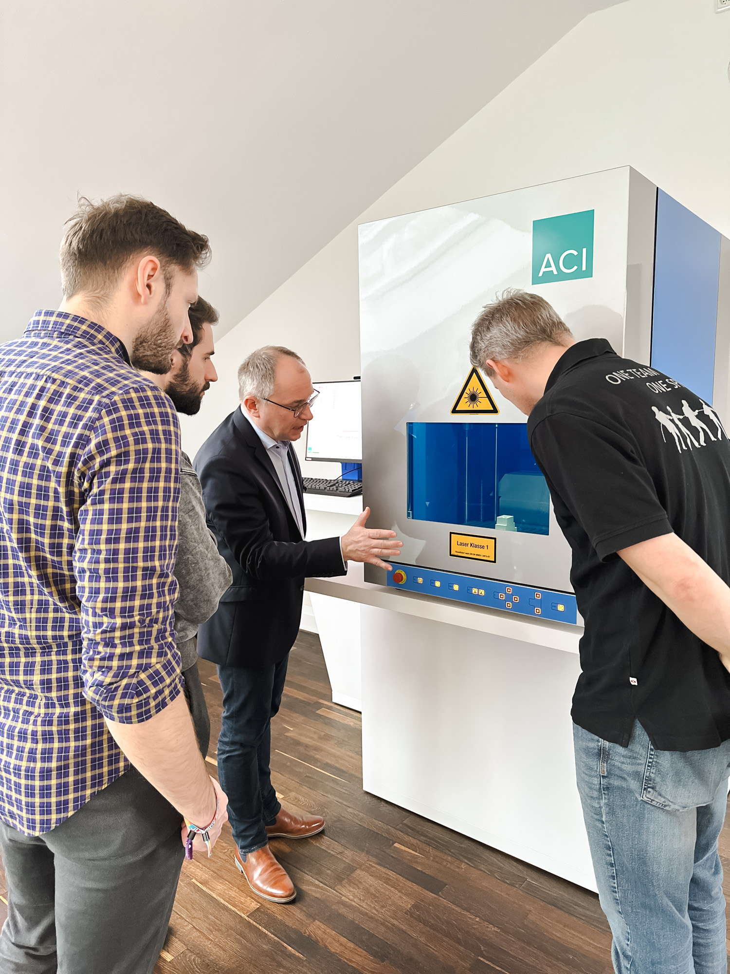 New showroom in the Lüdenscheid - ACI Laser